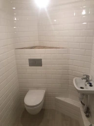 Інсталяція OLI 80 SanitarBlock з панеллю змиву Slim хром + унітаз DEVIT Project 3120147 із ...