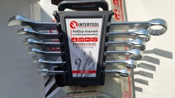 Отзывы о Набор ключей комбинированных 6 ед., 8-17 мм Cr-V INTERTOOL HT-1201 | ROZETKA