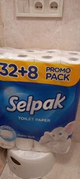 Відгуки про Туалетний папір Selpak Білий 32+8 шт (8690530059474) | ROZETKA