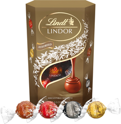 Конфеты шоколадные Lindt Lindor Balls Ассорти 200 г (7610400082556 ...
