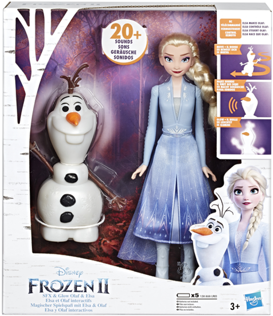 Игровой набор Hasbro Frozen Холодное сердце 2 Эльза и Олаф (E5508 ...