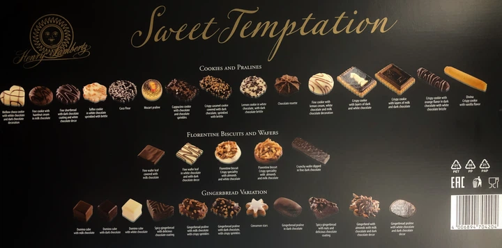 Набор кондитерских изделий Lambertz Sweet Temptation 1125 г ...