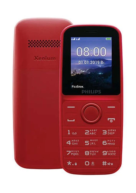 Philips Xenium E109 Dual Sim Red (CTE109RD_00) – фото, отзывы, характеристики в интернет ...