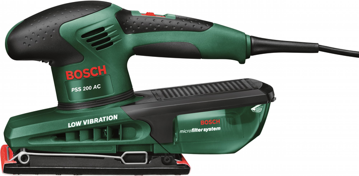 Вибрационная шлифмашина Bosch PSS 200 AC (0603340120) – фото, отзывы ...