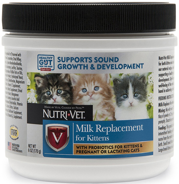 Заменитель кошачьего молока для котят Nutri-Vet Kitten Milk 170 г ...