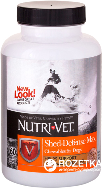 Комплекс Nutri-Vet Омега-3 для защиты шерсти собак 60 табл ...
