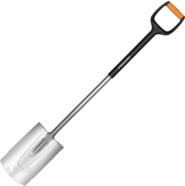 Лопата с закругленным лезвием большая Fiskars Xact (1003681/131481 ...
