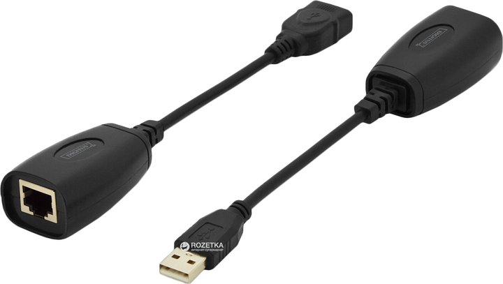 Удлинитель Digitus USB - UTP Cat5 0.2 м Black (DA-70139-2) – фото ...