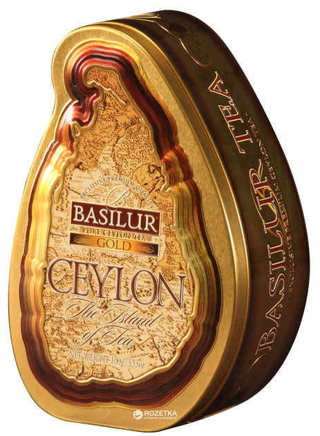 Чай черный рассыпной Basilur Остров Цейлон Золотой 100 г (4792252100862 ...