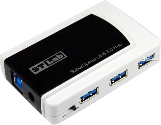 USB-хаб STLab USB 3.0 7 портов с БП (U-870) – фото, отзывы ...