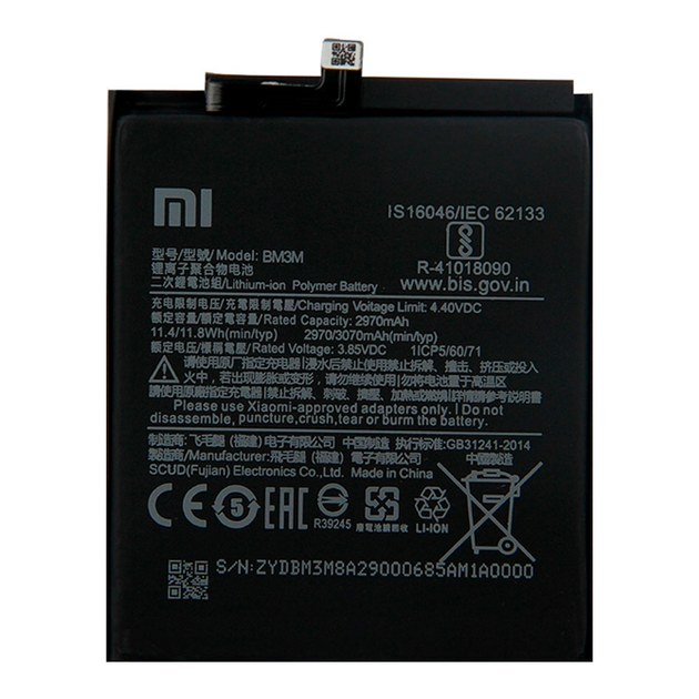 Аккумулятор Xiaomi BM3M для Xiaomi Mi 9 SE (3070 mAh) (High Copy ...