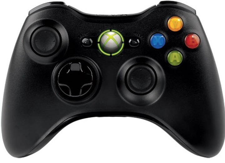 Беспроводной джойстик для иксбокс Wireless Контроллер Xbox 360 черный ...