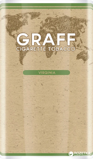 Сигаретный табак Graff Virginia 30 г (5414622859109_n) – фото, отзывы ...