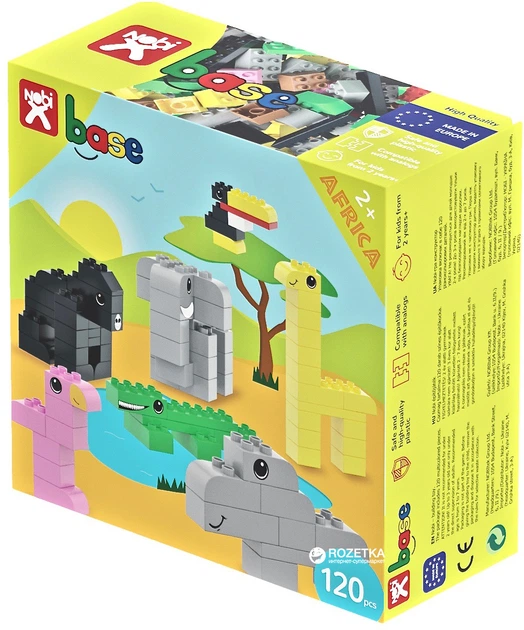 Набор конструктора Nobi Base Africa 120 деталей (40.01.120.000 ...