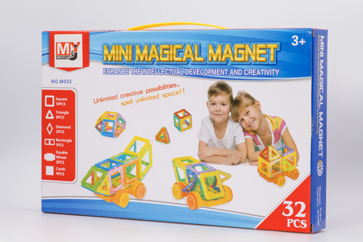 3D магнитный конструктор - Mini Magical Magnet детский (32 детали ...