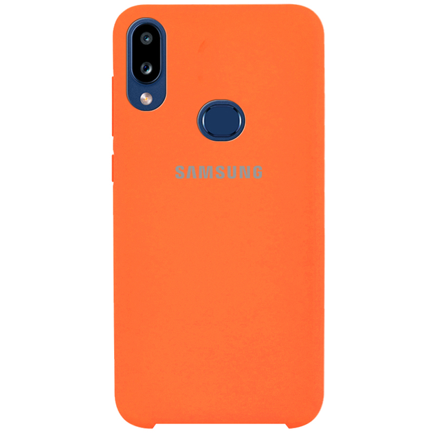 Чехол Silicone Cover (AA) для Samsung Galaxy A10s Оранжевый / Neon ...