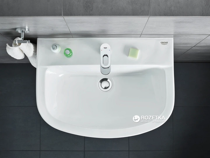 Раковина GROHE Bau Ceramic 55 см з о/с альпін-білий 39440000 – фото ...
