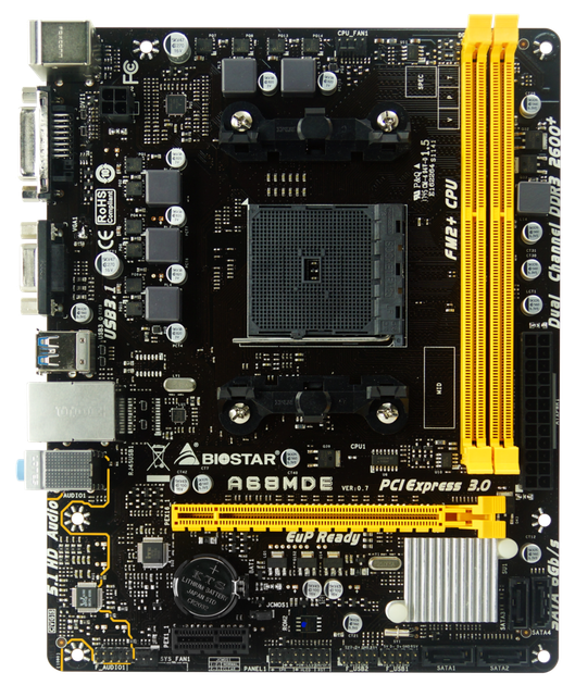 Материнская плата Biostar A68MDE (sFM2+, AMD A68H, PCI-Ex16) – фото ...