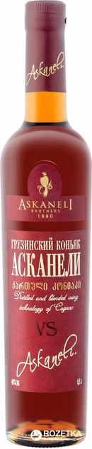 Бренди Askaneli VS 5 лет выдержки 0.5 л 40% (4860053013503) – фото ...