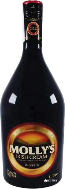 Лікер Molly's Irish Cream 1 л 17% (5390683100711) – фото, відгуки ...
