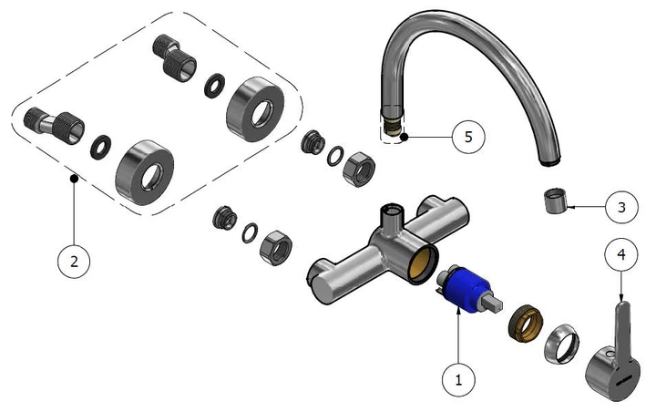 Змішувач-кран кухонний GENEBRE Oslo 65192 19 45 66 – фото, відгуки ...
