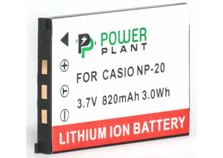 Аккумулятор PowerPlant Casio NP-20 820mAh – фото, отзывы ...