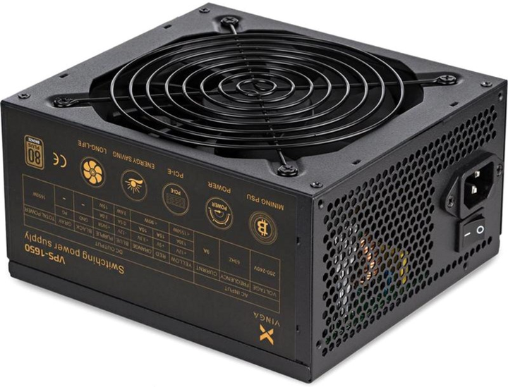 Блок питания Vinga 1650W (VPS-1650 V2 Mining edition) – фото, отзывы ...