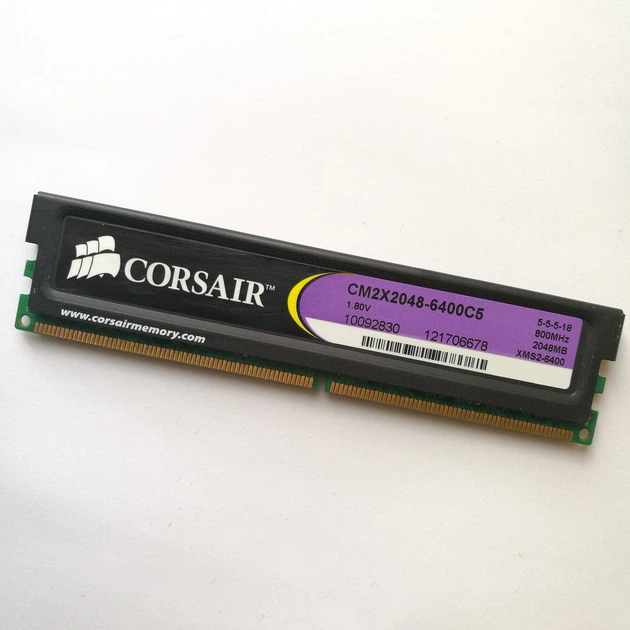 Игровая оперативная память Corsair DDR2 2 Gb 800 MHz PC2 6400U CL5 ...