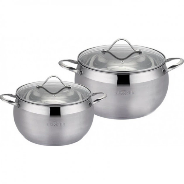 Набір посуду з нержавіючої сталі Lessner 2 предмета (55857) – купити ...