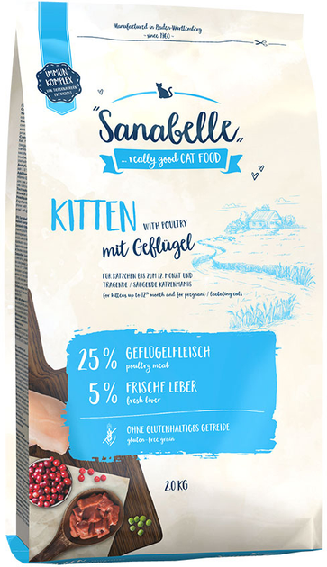 Сухой корм для котят и беременных/кормящих кошек Bosch Sanabelle Kitten ...