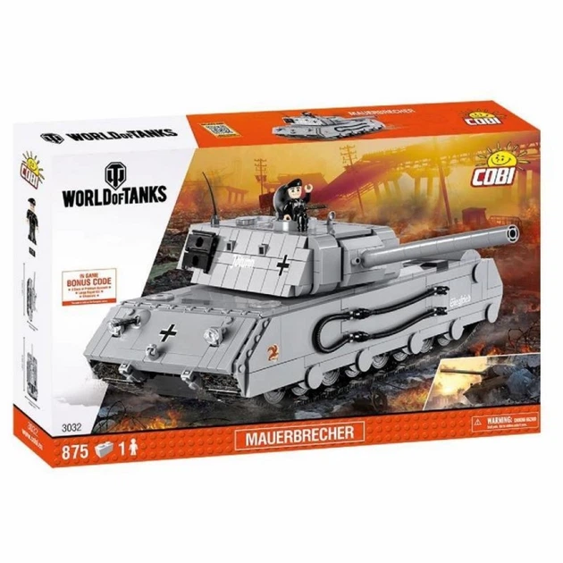 Конструктор Cobi World Of Tanks Mauerbrecher, 875 деталей (COBI-3032 ...