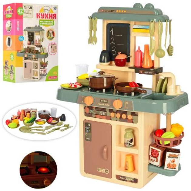Игровой набор кухня 889-190(мойка,плита,посуда,продукты,36предмета ...
