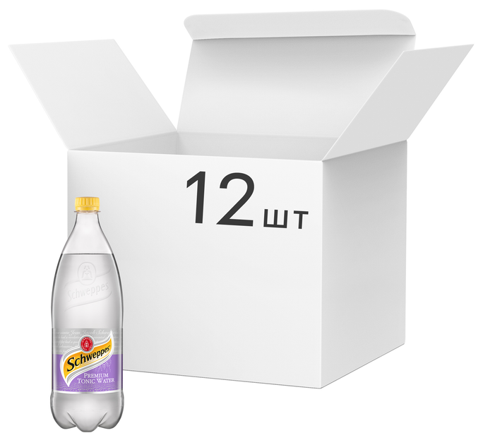 Упаковка безалкогольного напитка сильногазированного Schweppes Premium ...