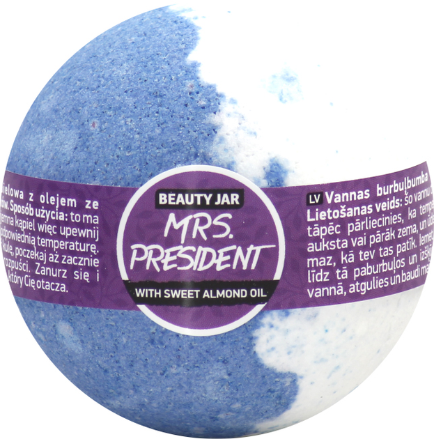 Бомбочка для ванни Beauty Jar Mrs President 150 г 4751030830995 в