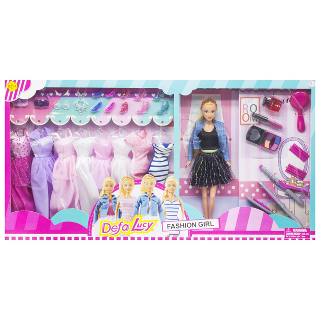 Кукла Defa Lucy Fashion Girl черный (8426) (149188) – фото, отзывы ...