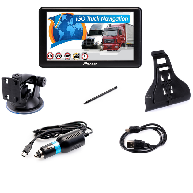 GPS навигатор Pioneer A76 (ANDROID) для грузовиков с картой Европы ...