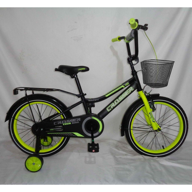 Детский велосипед CROSSER ROCKY 16" салатовый – фото, отзывы ...