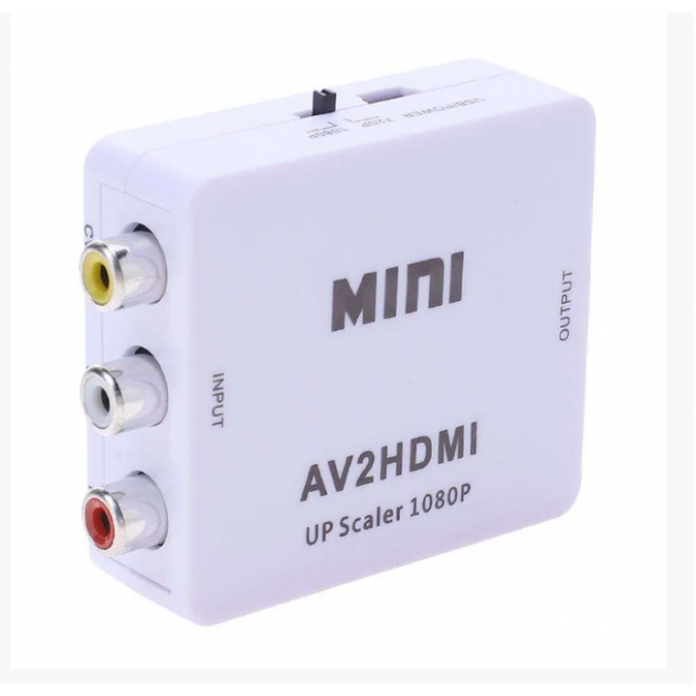 Конвертер RCA (AV) CVBS на HDMI адаптер видео с аудио 1080P (IM) – фото ...