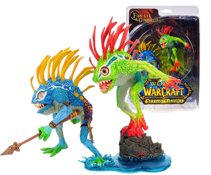 Фигурка Варкрафт Мурлоки Рыбоглаз и Бормотун World of Warcraft Fish-eye ...