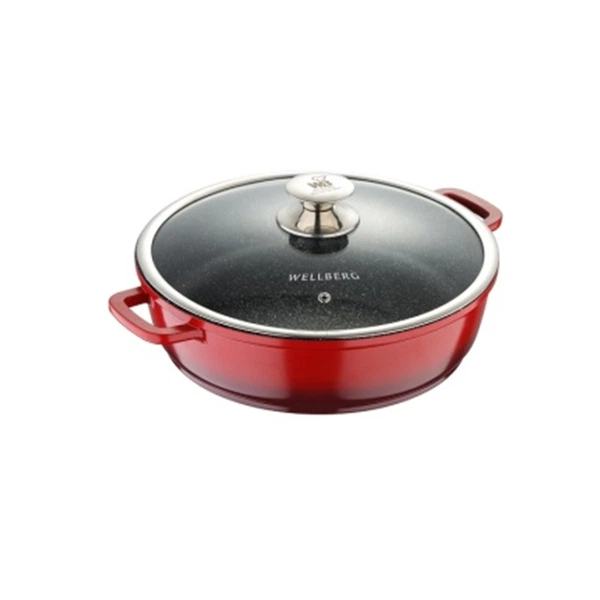 Кастрюля со стеклянной крышкой 4,7 л Wellberg WB-8875 – купить онлайн ...