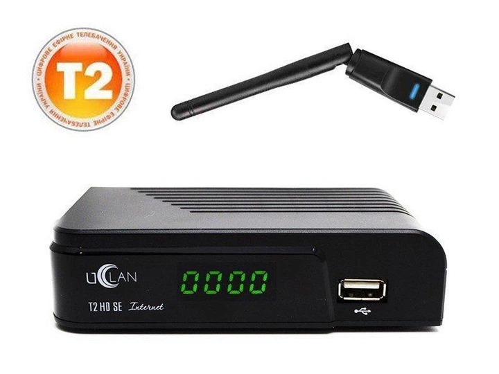 Комплект Т2: тюнер uClan T2 HD SE Internet DVB-T2 + Wi-Fi-адаптер на чипе 7601 – низкие цены ...