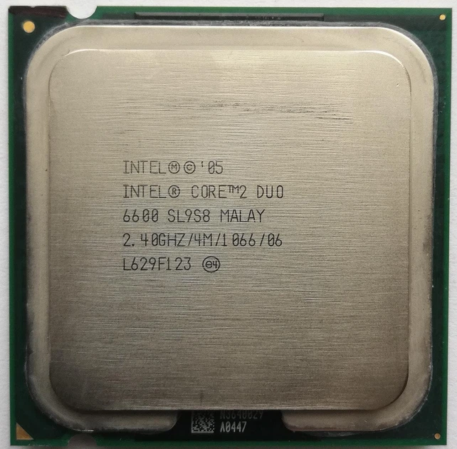 Процессор Intel Core 2 Duo E6600 2.40GHz/4M/1066 (SL9S8) s775, tray ...