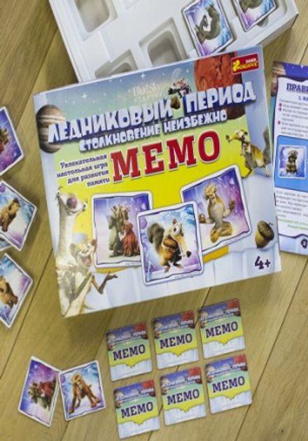 Настольная игра Ледниковый период Мемо. 4+ Ranok-Creative 12177002Р ...