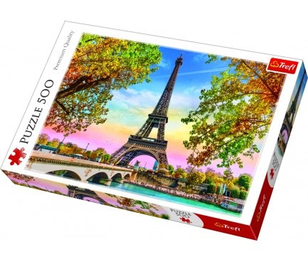 Пазли - (500 елм.) - "Романтичний Париж" / Франція / Trefl(37330) – фото, отзывы, характеристики ...