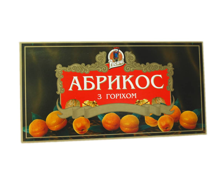 Натуральные органические шоколадные конфеты Росичи Абрикос с орехом ...