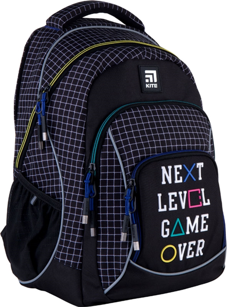 Рюкзак Kite Education teens 740 г 40x30x15 см 20.5 л Чорний (K21-814M-2 ...