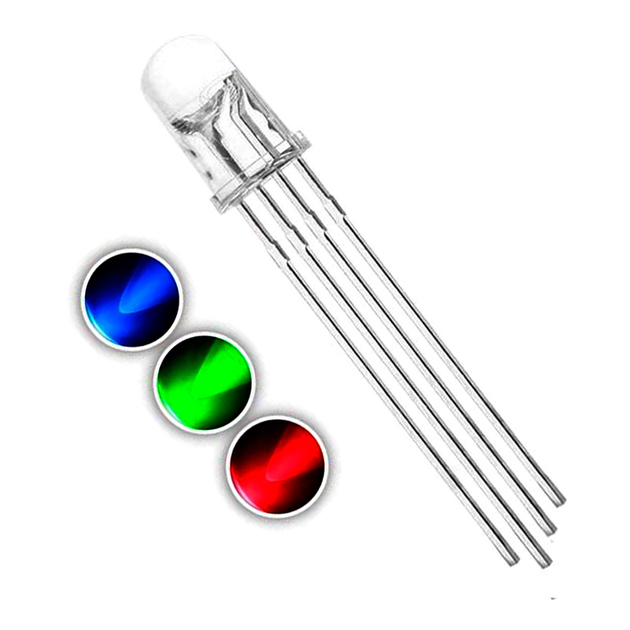 Трехцветный светодиод RGB для проектов Arduino (10 шт.) – фото, отзывы ...