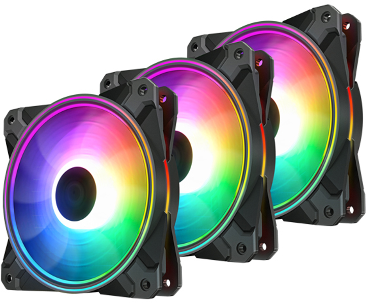 Набор вентиляторов DeepCool для корпуса СF120 Plus (3 in 1) RGB – фото ...