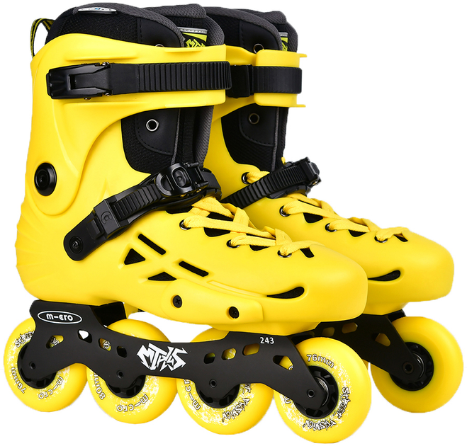 Роликовые коньки Micro MT Plus Yellow 43.0 (MIS-MT-PLUS-YL-43) – фото ...