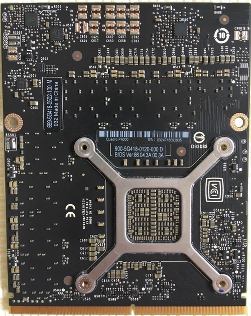 NVIDIA Quadro P4000 MXM 6 ГБ GDDR5 – фото, відгуки, характеристики в ...